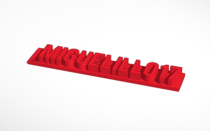 3D design gador 2a miguel | Tinkercad