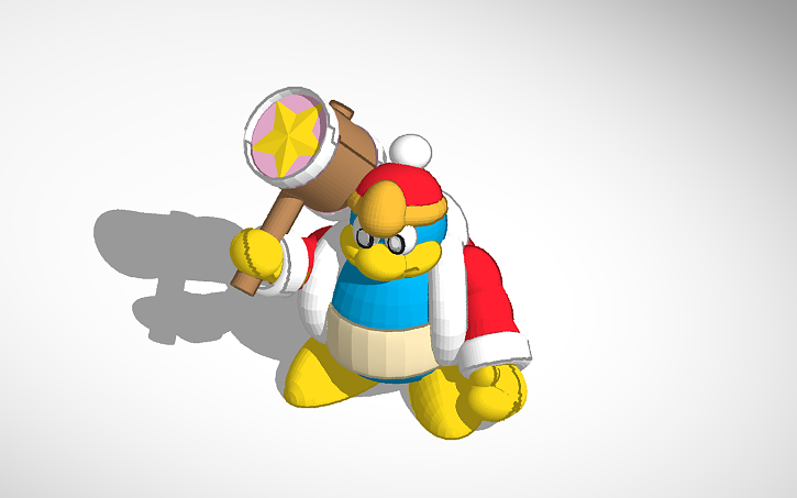 3D design King Dedede - Tinkercad