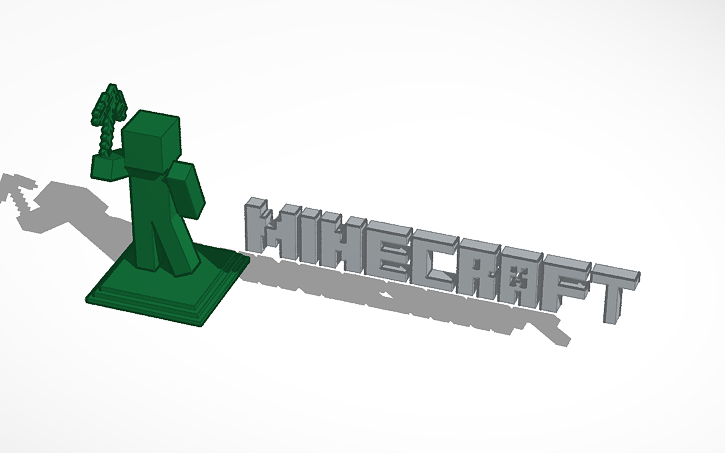 3D design minecraft #Minecraft - Tinkercad
