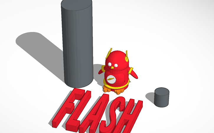3D design Copy of The Flash Penguen | Tinkercad