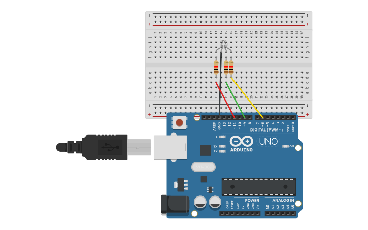 Circuit design PROJECT 1 - Tinkercad