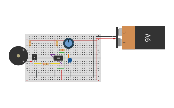 Circuit design Amplificador de sonido - Tinkercad