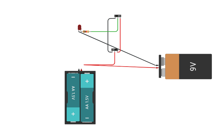 Circuit design TWO WAY SWITCH - Tinkercad