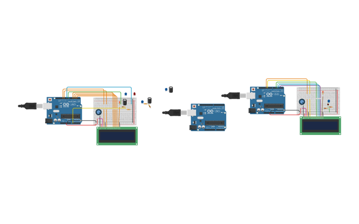 Circuit Design Capacitance Measuring With Arduino Tinkercad