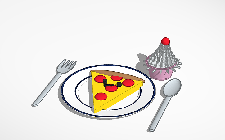 3D design Food - Tinkercad