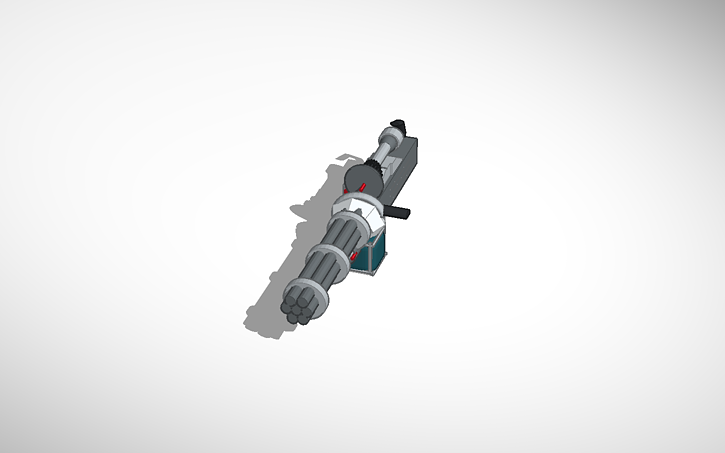 3D design Minigun 2.0 #AwesomeStuffOnly | Tinkercad