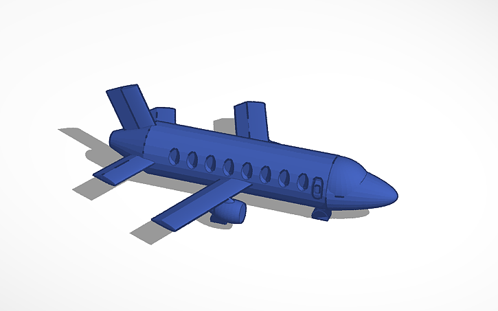 3D design Airliner | Tinkercad