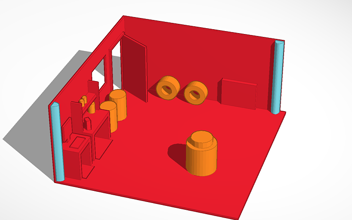 3D design Garage 1:64 Version 4 - Tinkercad
