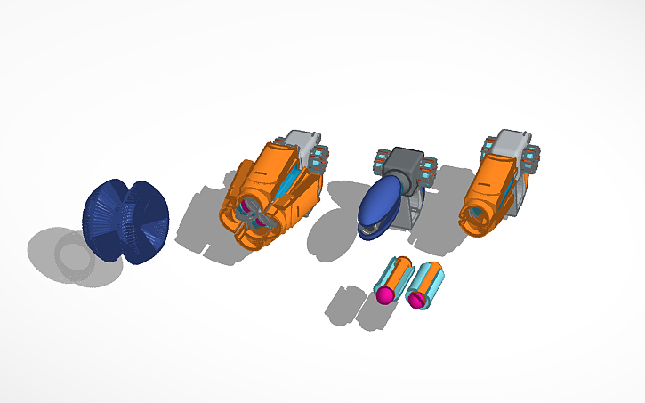 3D design slugterra pistola - Tinkercad