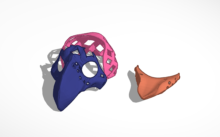 3D design Beak Model Kit (Template) - Tinkercad