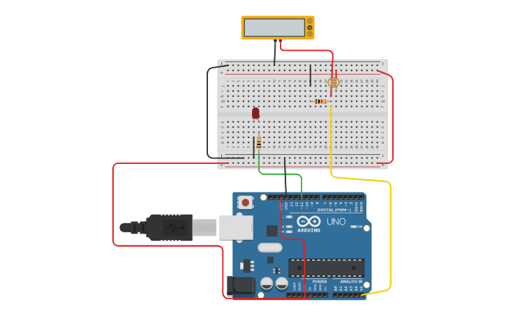 Circuit design Shariq Arif- Task 3a - Tinkercad