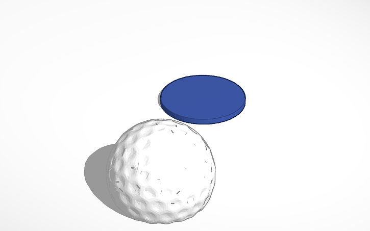 3D design HMG: Golf Ball Marker | Tinkercad