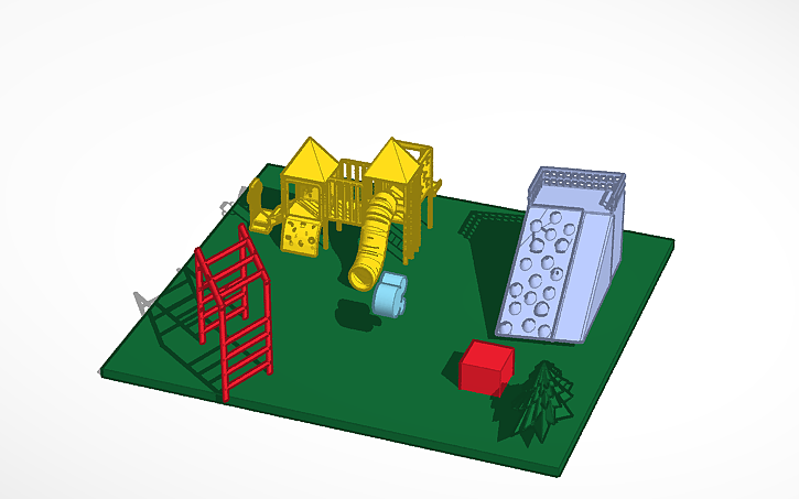 3D design Outdoor Playground - Tinkercad