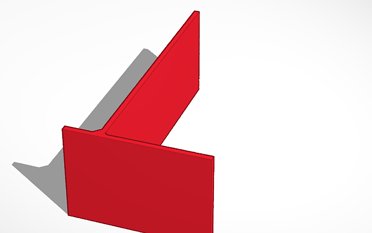 3D design Anti tip bracket - Tinkercad