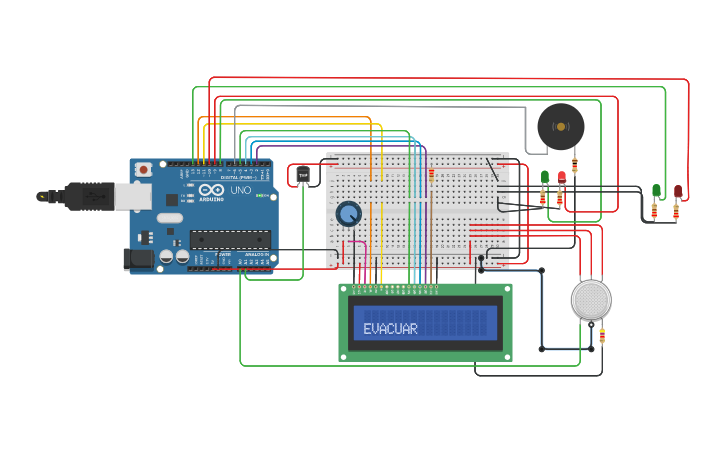Circuit design programación iot | Tinkercad