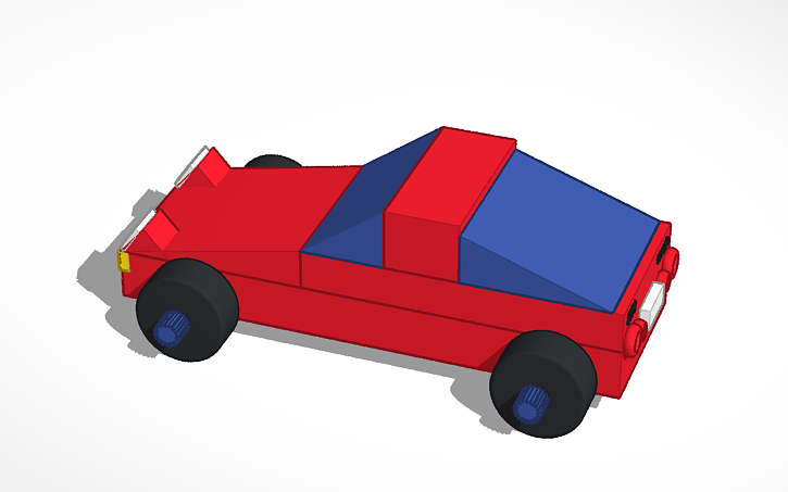 3D design Working Car! | Tinkercad