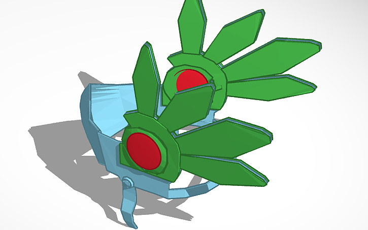 3D design Roblox green valkyrie - Tinkercad
