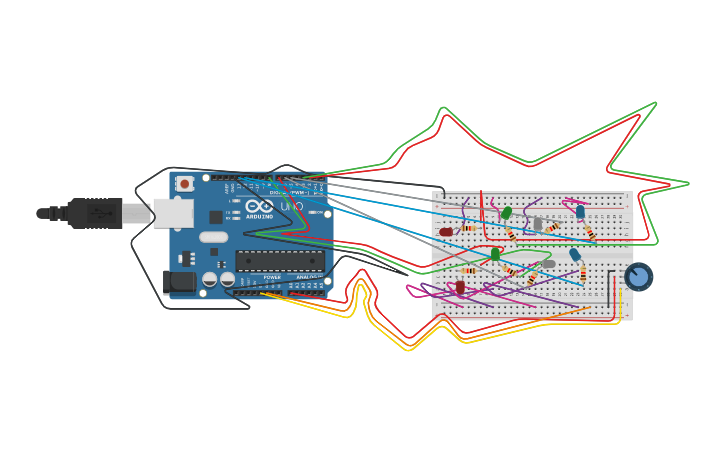 Circuit design jesus | Tinkercad