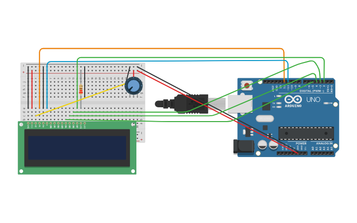 Circuit design led - Tinkercad