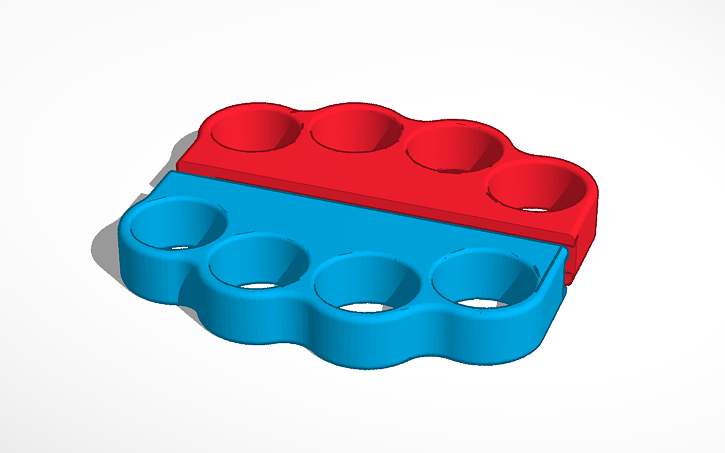 3D design Joycon Knuckle Grip - Tinkercad