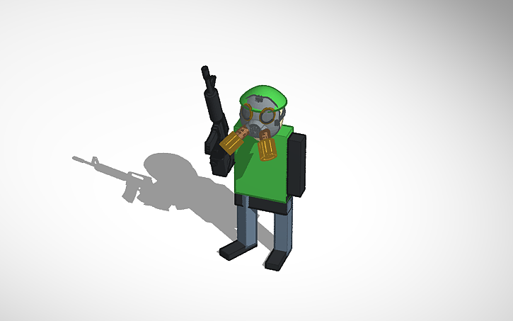 3D design Half Life HECU Soldier - Tinkercad