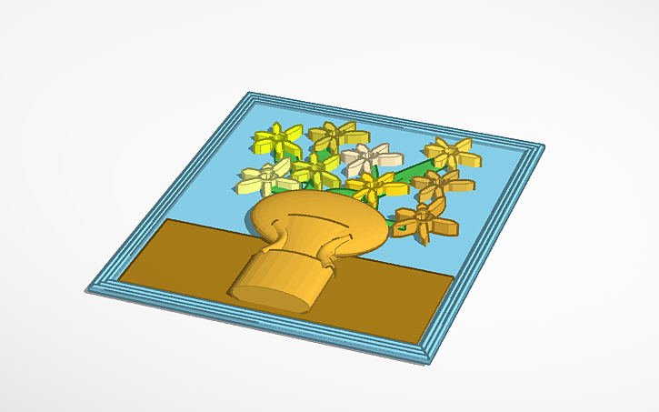 3D design sunflowers by van go - Tinkercad