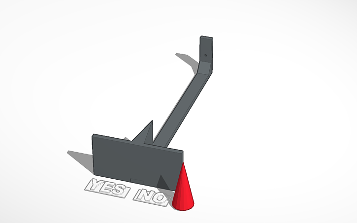 3D design Yes/No Machine Printable | Tinkercad