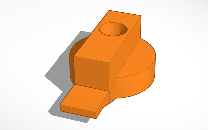3D design Screen door lock - Tinkercad