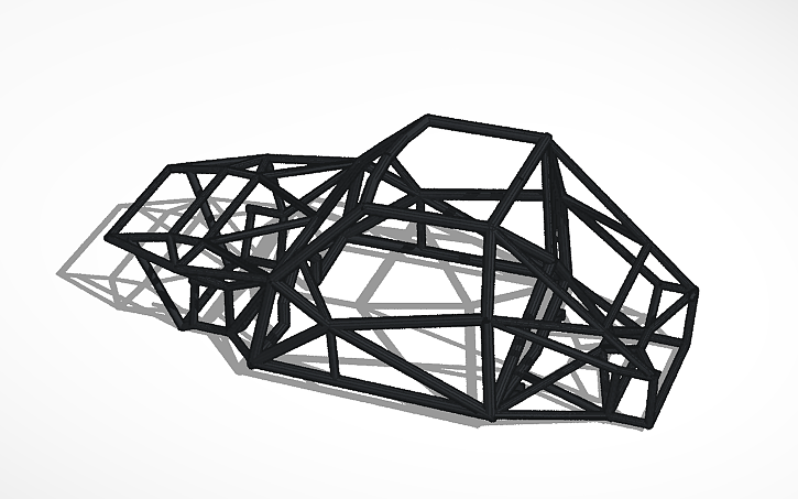 3D design Roll Cage - Tinkercad