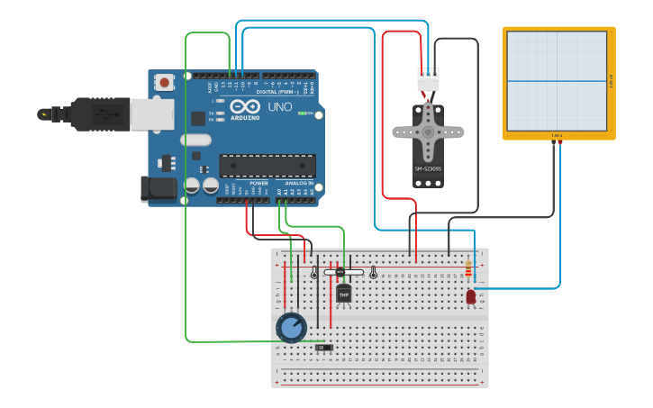 Circuit Design Sensors And Actuators With Arduino Tinkercad