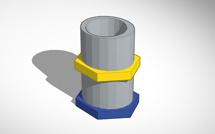 3D design Graduated Cylinder Science | Tinkercad