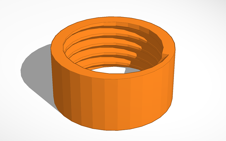 3D design Copy of jobmate screw thread test - Tinkercad