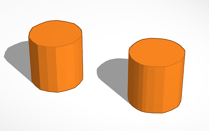 3D design Irregular cylinders - Tinkercad