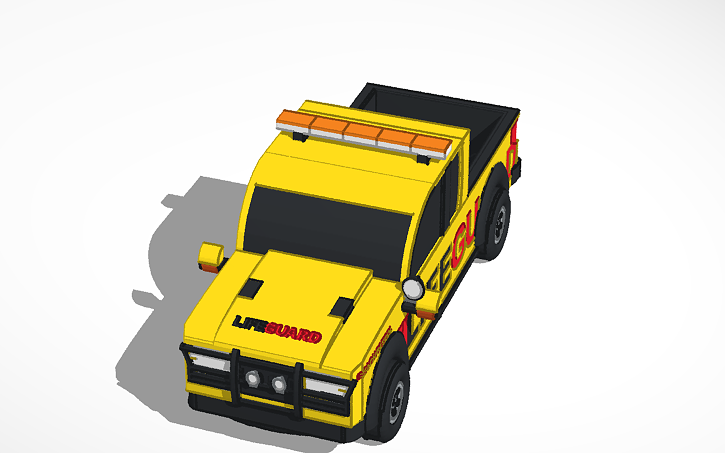 3D design GTA V Lifeguard Ford® Raptor - Tinkercad