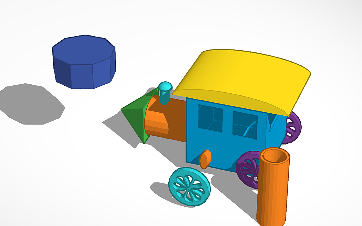 3D design 7A42-locomotive | Tinkercad