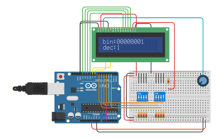 Circuit design EJERCICIO 5 - Tinkercad