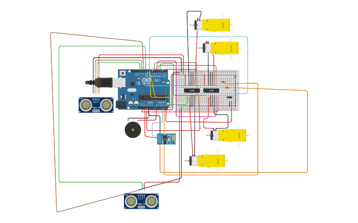 Circuit design Bluetooth Piezo | Tinkercad