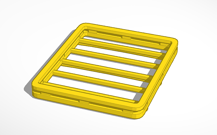 3D design Bronco 1/25 Roof Rack - Tinkercad