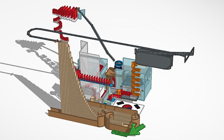 3D design Feed the Fish (goldberg) - Tinkercad