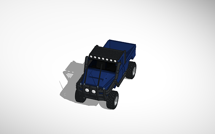 3D design TUB 75 Series LandCruiser - Tinkercad