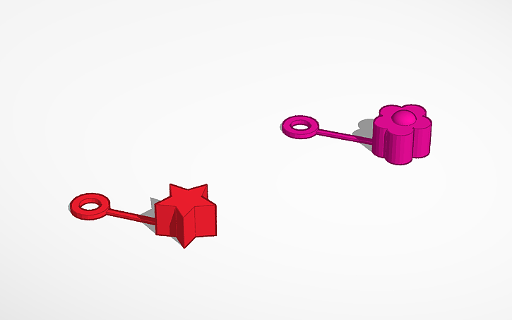 3D design straw topper - Tinkercad