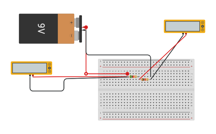 Circuit Design Voltage Divider Circuit Tinkercad