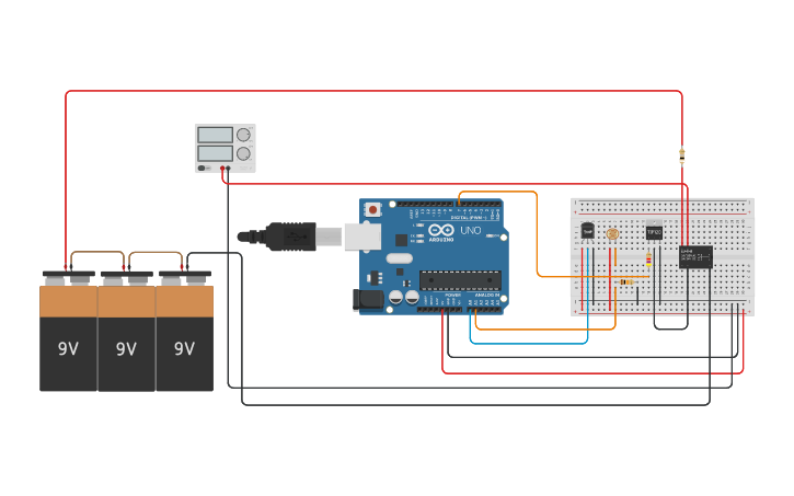 Circuit design Exercício 2 - Tinkercad