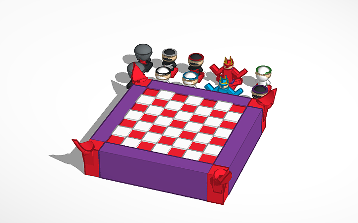 3D design Board game Final Design - Tinkercad