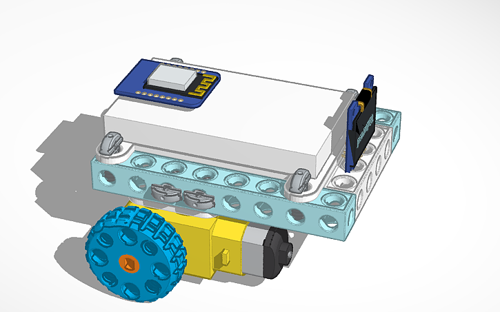 3D design STEMFIE Robo-Car | Tinkercad