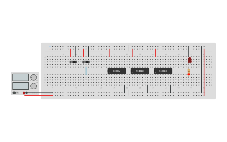 Circuit Design Ejercicio 1 Parcial Tinkercad