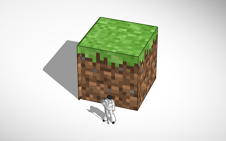 3D design Copy of Grass Block - Tinkercad