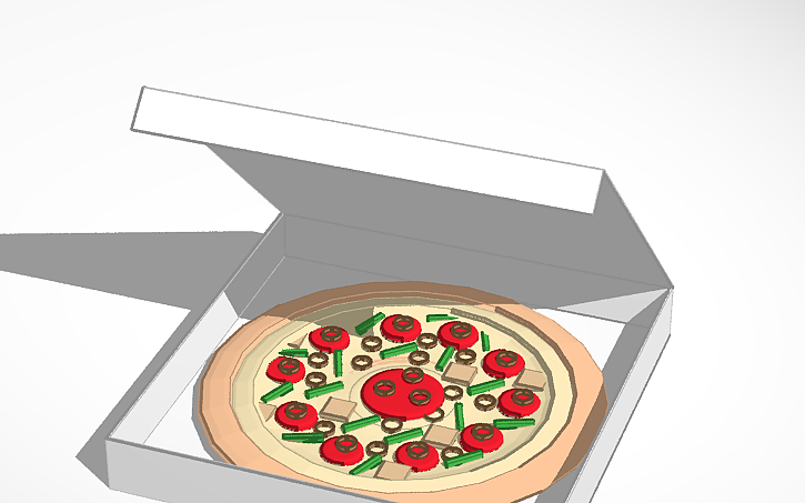 3D design Delicious Pizza | Tinkercad