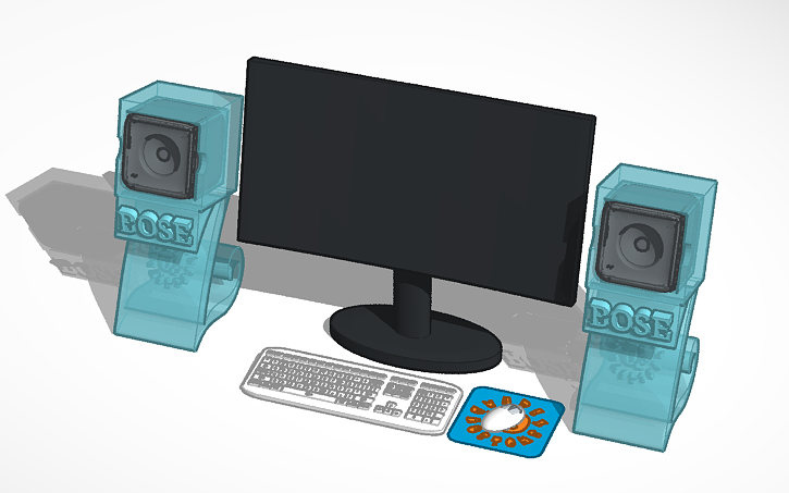 3D design BOSE COMPUTER MONITORS | Tinkercad
