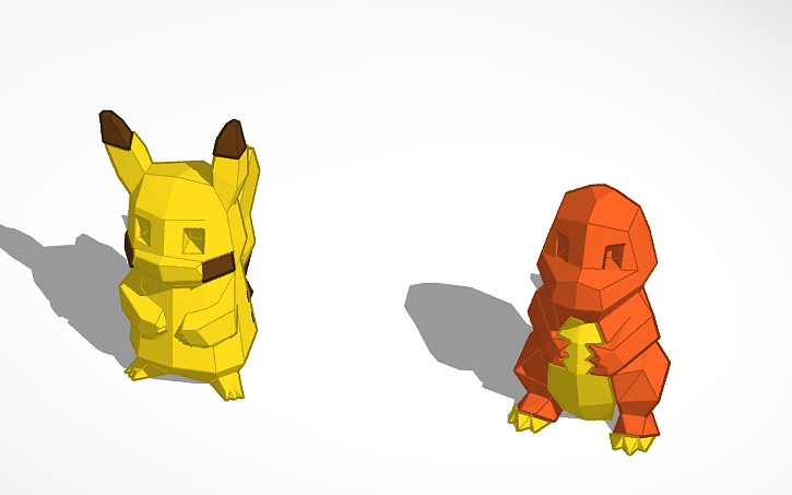 3D design Pokemon - Tinkercad